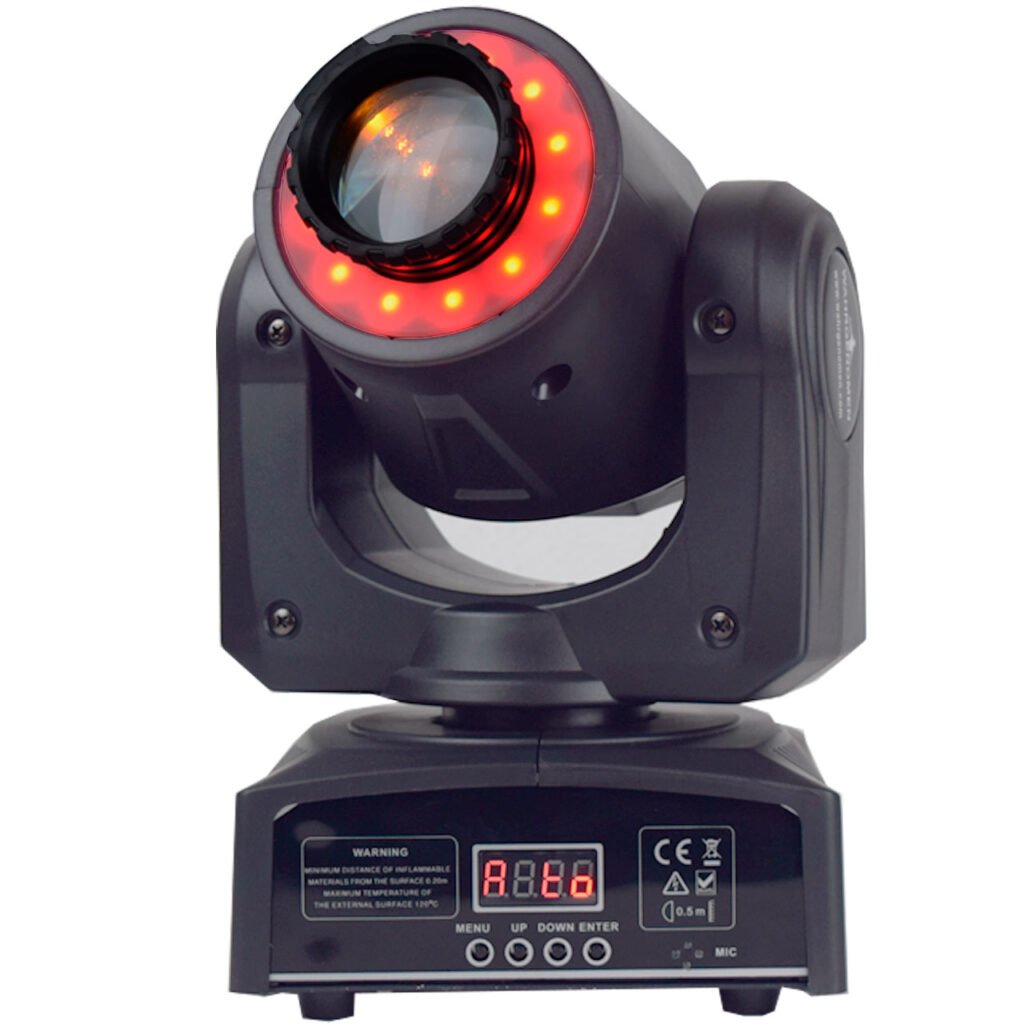 B2SPOTGCRING Cabeza Movil Robotica Spot Led 60w Dmx Con Bolsa