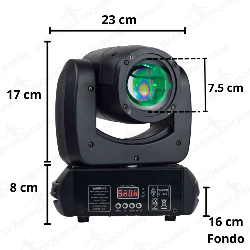 ULTRASPOT Cabeza Movil Robotica Luz Dj Spot Led Disco Dmx